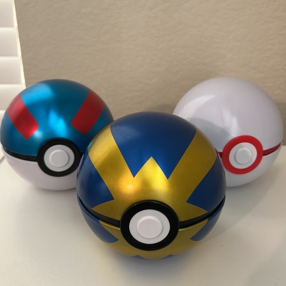 Pokemon | Toys | Pokmon Collectors Tin Quick Ball Great Ball Premier ...